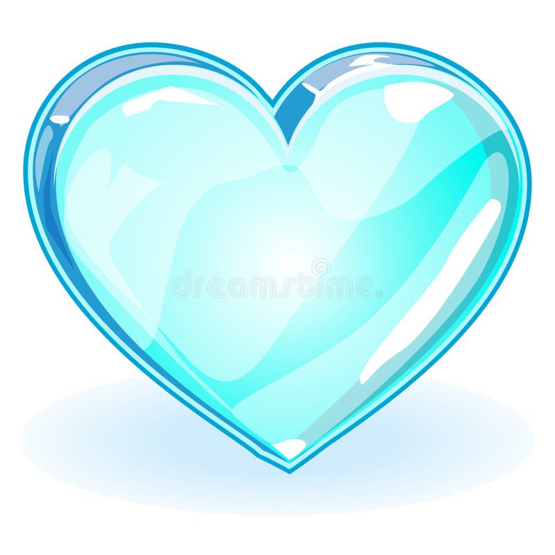 ICE _3D heart stock vector. Illustration of design, heart - 64926520