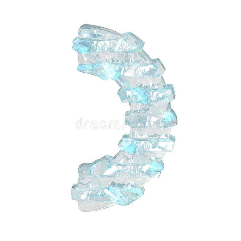 Ice Symbol with Thin Horizontal Straps Stock Vector - Illustration of ...