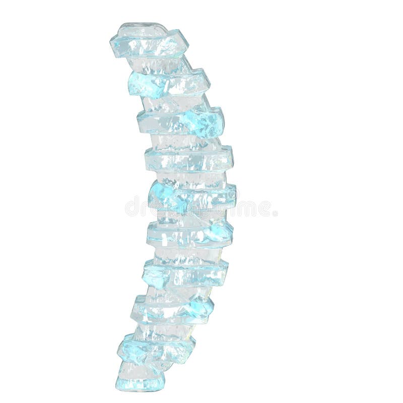 Ice Symbol with Thin Horizontal Straps Stock Illustration ...