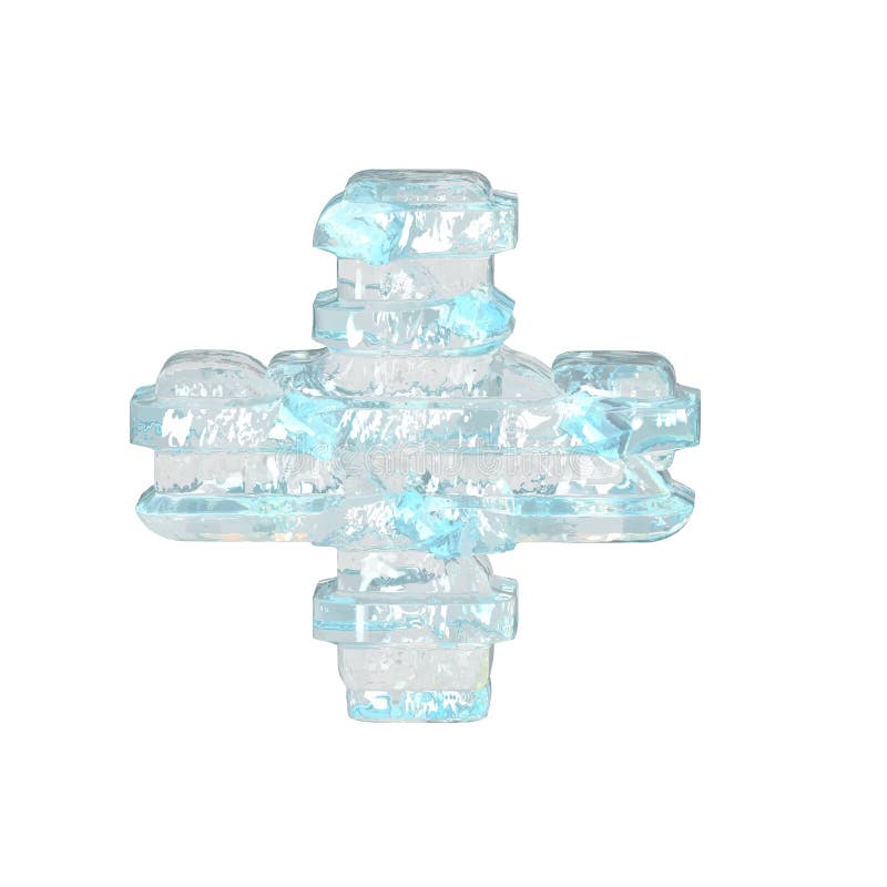 Ice Symbol with Thin Horizontal Straps Stock Vector - Illustration of ...