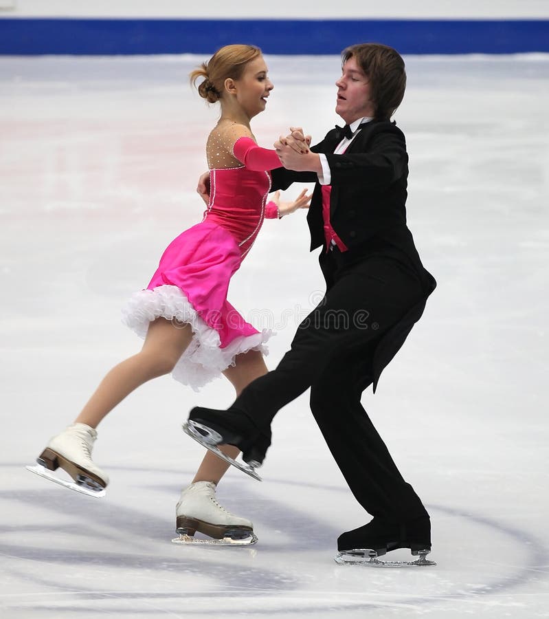Ice Skaters Dancing at 2011 Golden Skate Award Editorial Stock Image ...