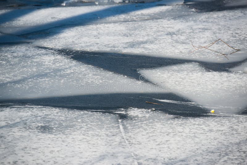 Debacle stock image. Image of cold, lake, shards, water - 112601675