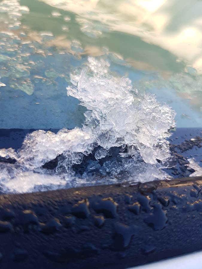 Ice defrosting stock photo. Image of morning, defrosting - 130370570