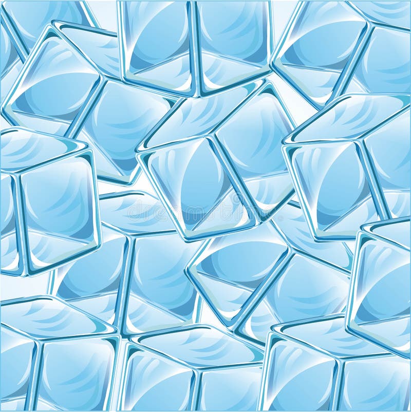 Droplets of Ice. Vector Seamless Background. Stock Vector ...