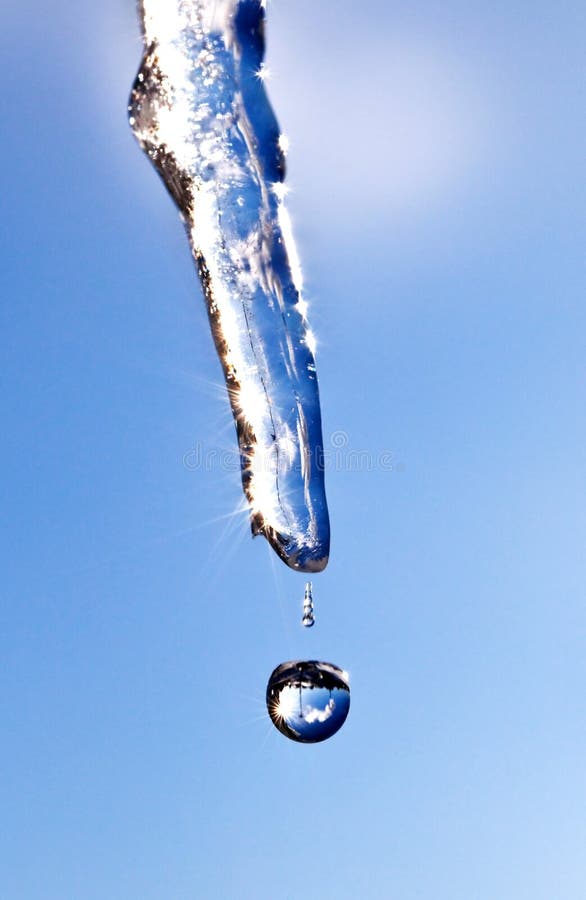 Ice drop stock photo. Image of frozen, transparent, winter - 16912156