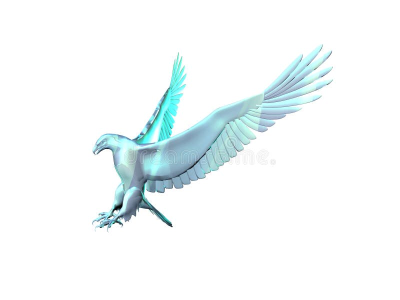 Ice Eagle Too stock illustration. Illustration of eagle - 292658
