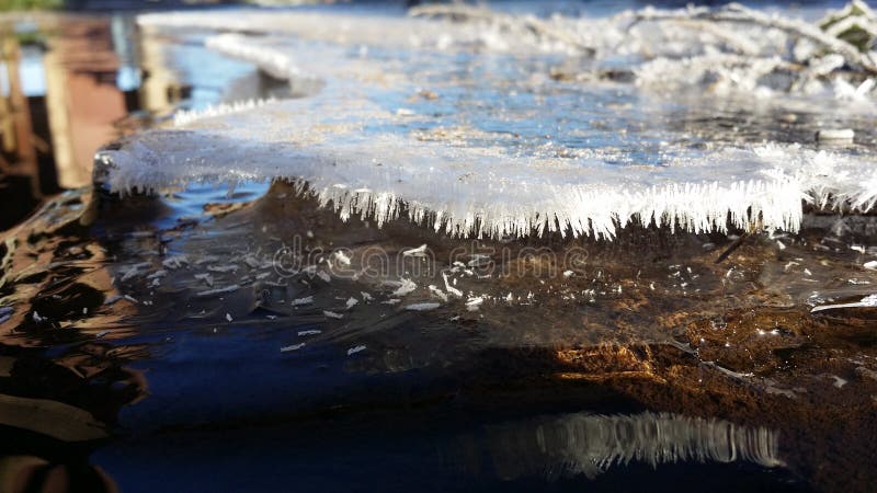 Ice edge stock image. Image of water, washington, winter - 96430705