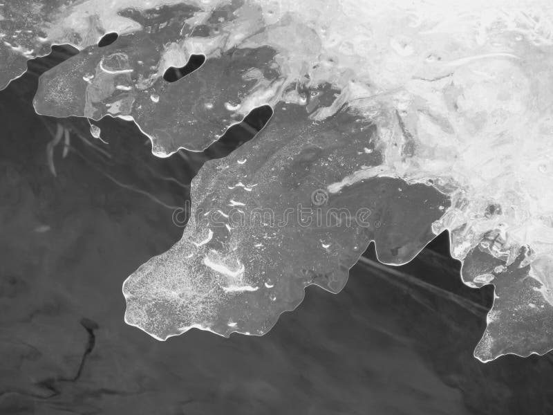 Ice edge stock image. Image of white, black, stream, water - 30471649
