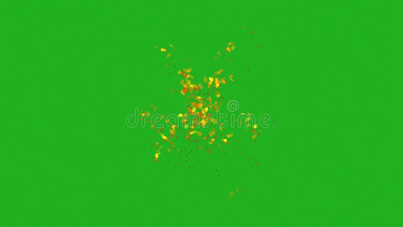 Ice Explode Footage Animated on Green Screen Stock Video - Video of ...