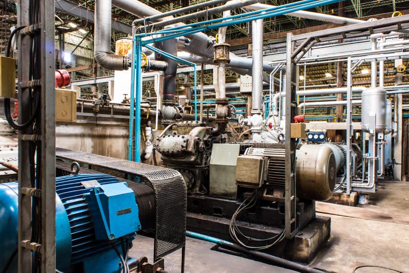 Ice factory stock image. Image of iron, steel, pipes - 33043135