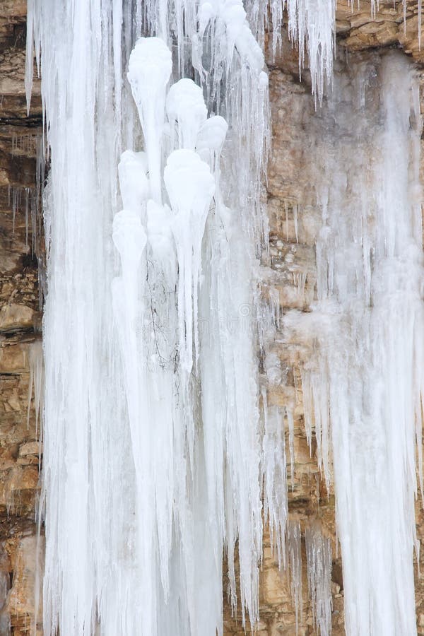Ice fall stock photo. Image of linn, iced, waterfall - 64266680