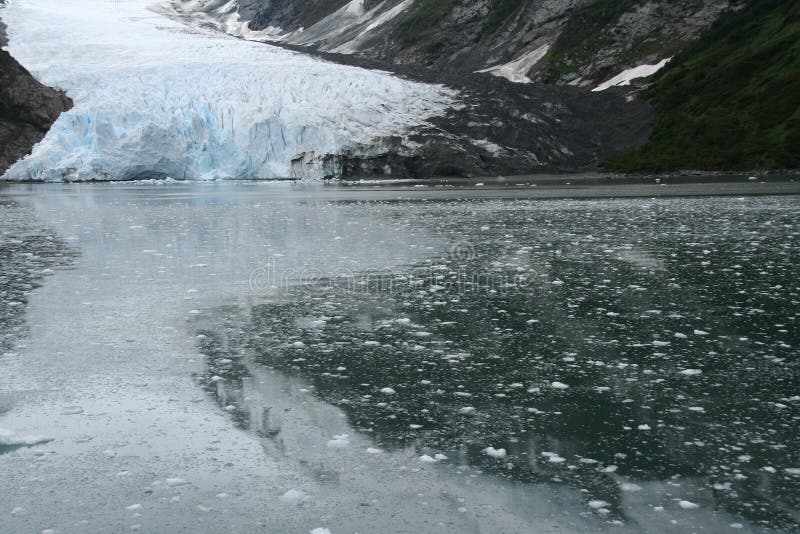 Ice fall from glacier, stock image. Image of antarctica - 2131533