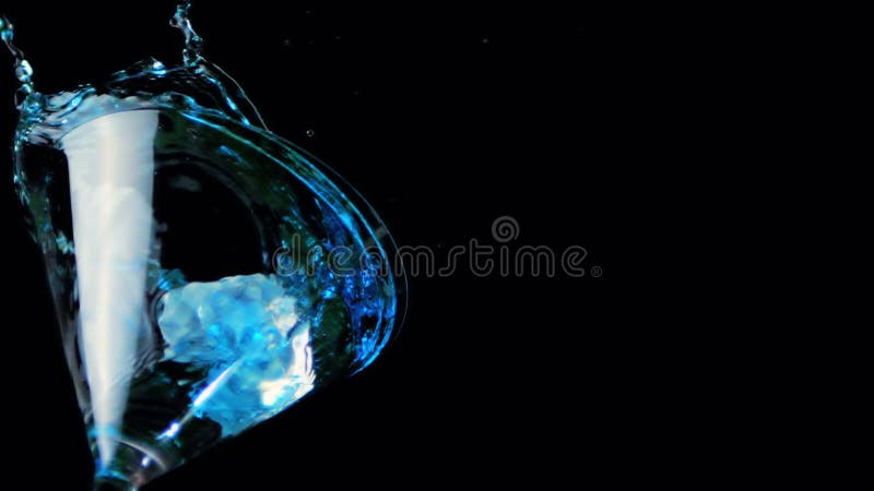 A Blue Liquid is Placed in a Petri Dish Stock Video - Video of ...