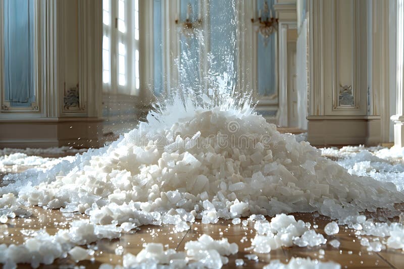 Ice Falling Onto the Floor, Capturing the Dynamic Motion and Impact in ...