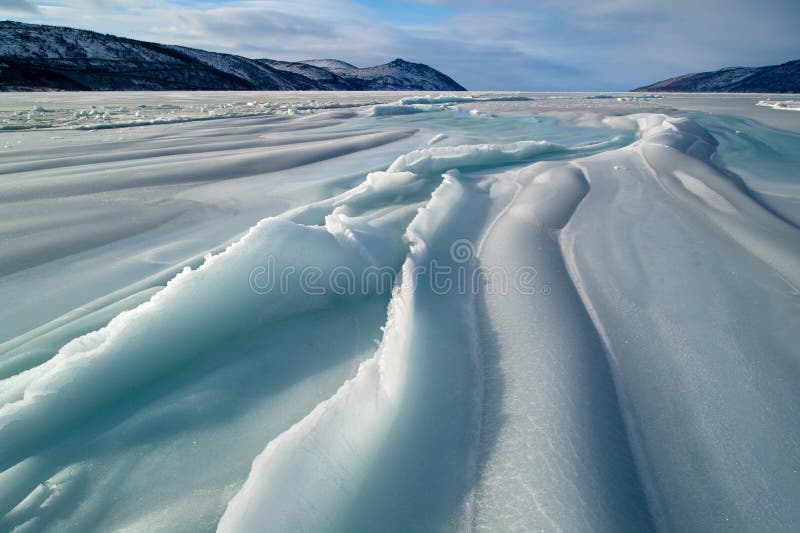 Ice fields stock image. Image of mountain, afternoon - 23357751