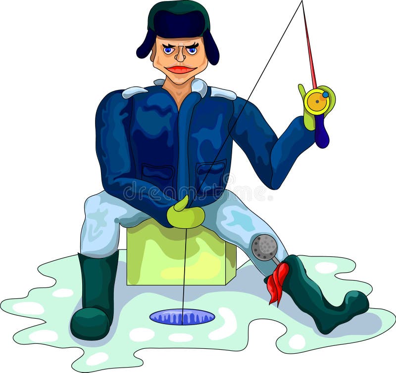 People Ice Fishing Stock Illustrations – 914 People Ice Fishing Stock ...