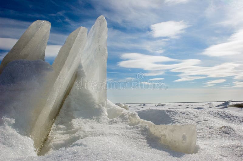 Ice floe. stock photo. Image of floating, cracked, color - 15727752