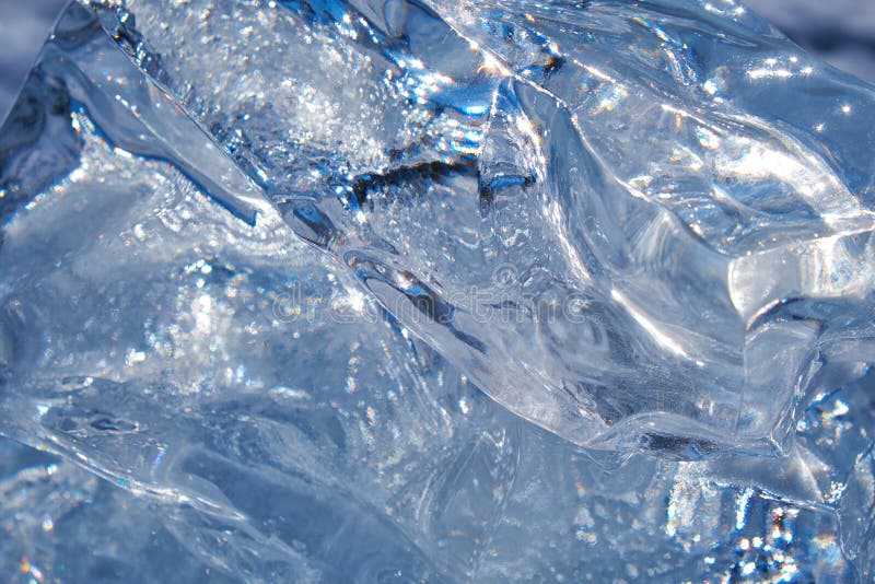 Ice Floe Crystal Background Stock Image - Image of natural, clear ...