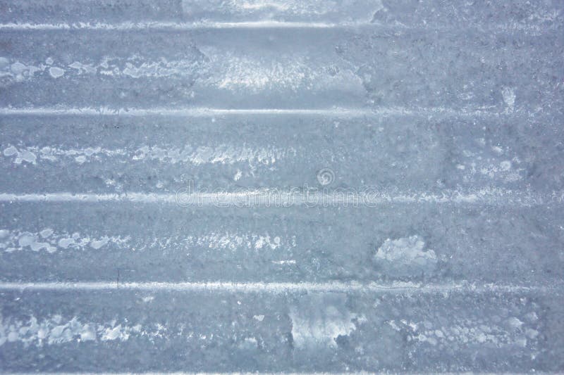 Ice Floor in the Refrigerator Stock Photo - Image of design, cold ...