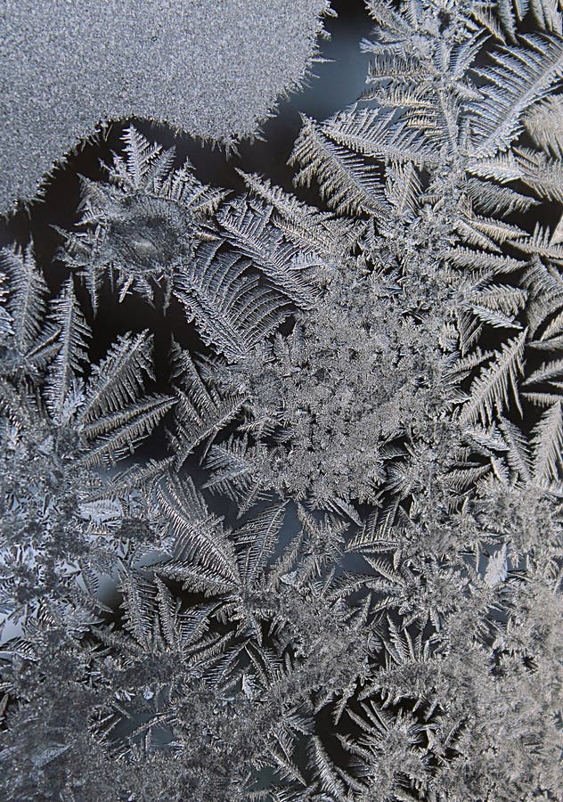 Ice Flowers - Frost Pattern Stock Photo - Image of shapes, season: 27616830