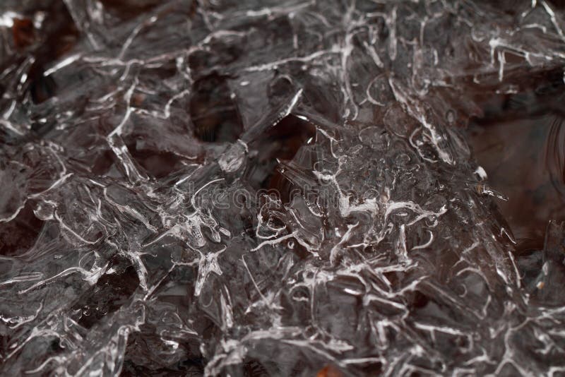 Ice stock photo. Image of background, brook, frost, closeup - 31165276