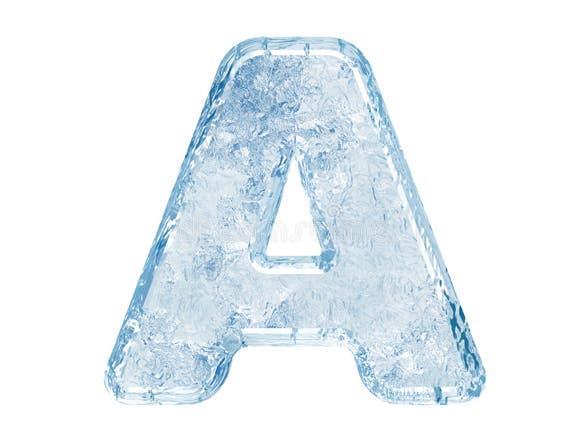 Ice font stock photo. Image of frost, language, education - 7636534