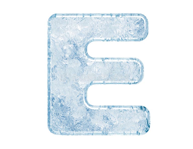 Ice font stock illustration. Illustration of sign, communication - 7636542