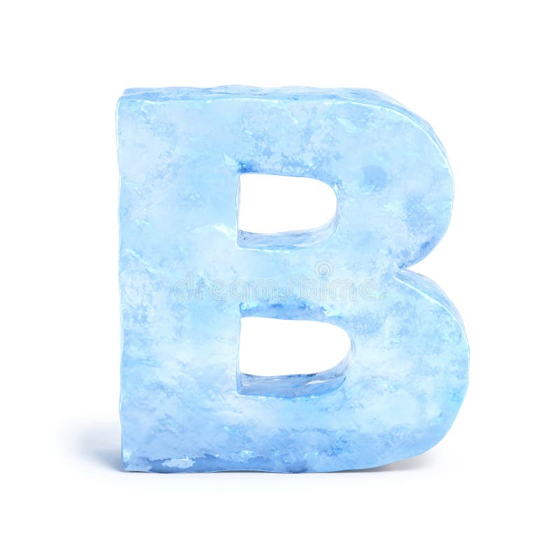 Ice Font Letter B 3d Stock Illustrations – 93 Ice Font Letter B 3d ...
