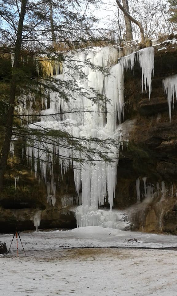Ice formation stock photo. Image of hills, ohio, hocking - 107328490