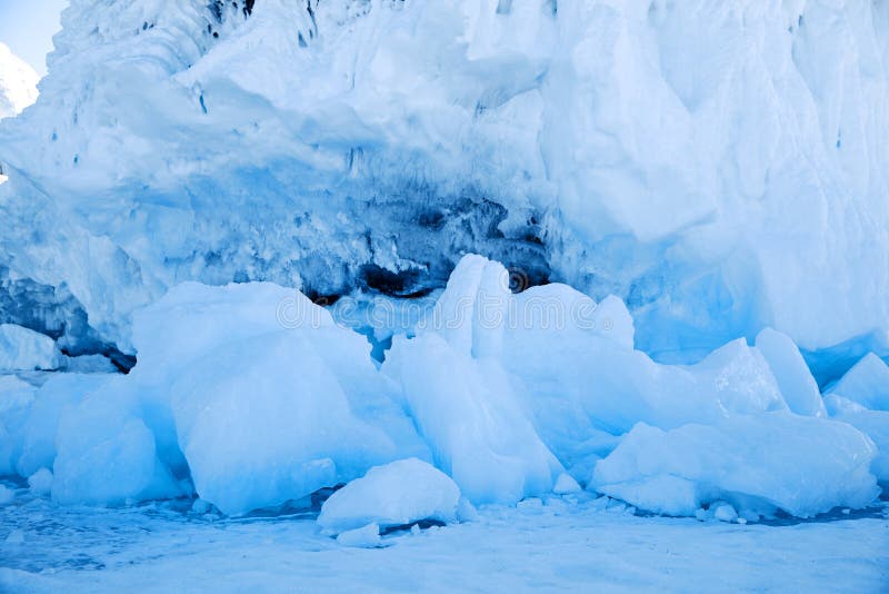 Ice Formations. Forms of Frozen Water Stock Photo - Image of crystal ...