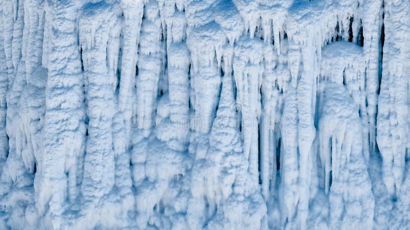 Ice Formations. Forms of Frozen Water Stock Image - Image of frozen ...