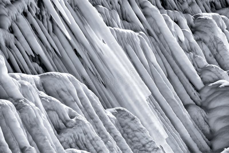 Ice Formations. Forms of Frozen Water Stock Photo - Image of background ...