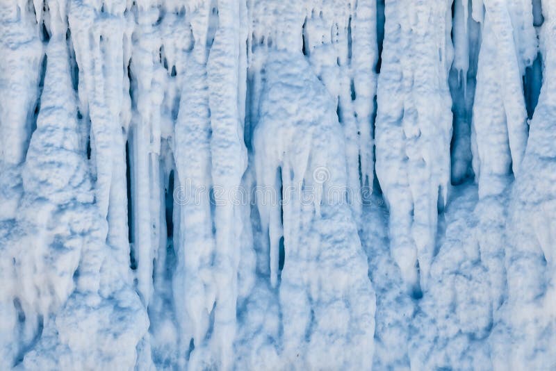Ice Formations. Forms of Frozen Water Stock Photo - Image of natural ...