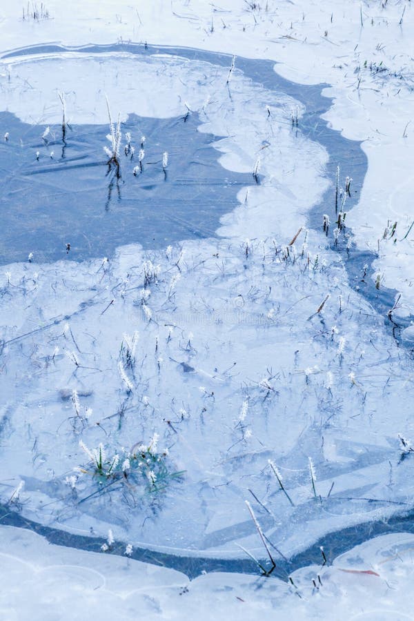 Ice Forming 1 stock photo. Image of white, abstract, freezing - 51300942