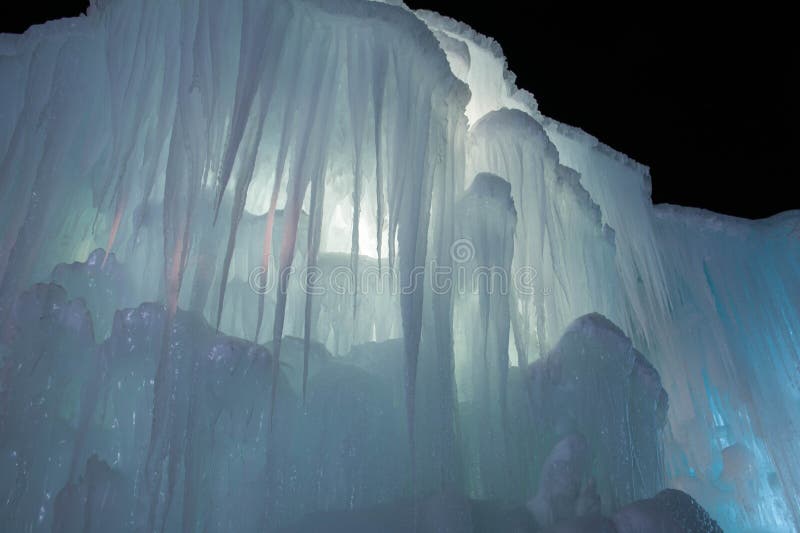 Ice fortress stock photo. Image of walls, icicle, long - 42403808