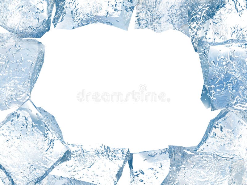 Glittering ice frame stock photo. Image of deep, frosty - 12224286