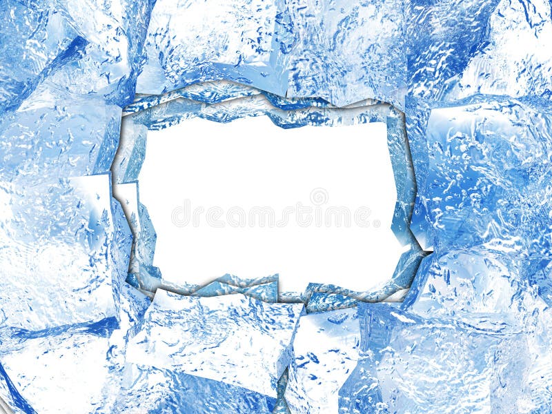 Ice frame stock illustration. Illustration of abstract - 15722714