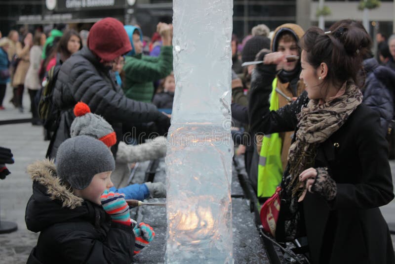 Ice fun ! editorial image. Image of detail, creating - 29271640