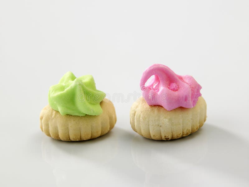 Ice gem biscuit stock photo. Image of decorated, white - 63815642