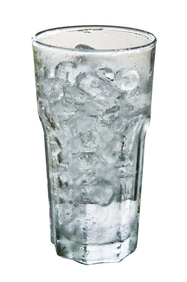 Ice in the glass. stock photo. Image of clear, drink - 20831614