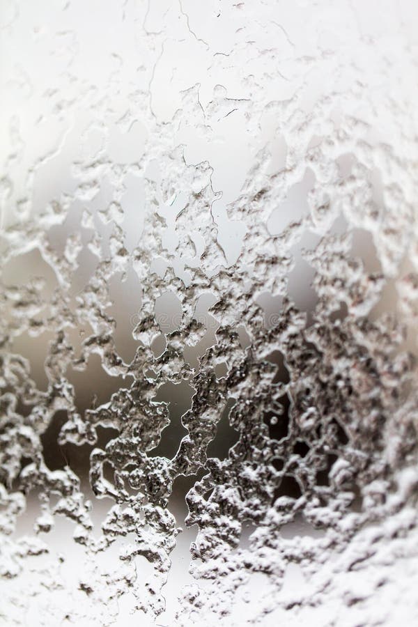 Ice on Glass As Abstract Background Stock Image - Image of water ...