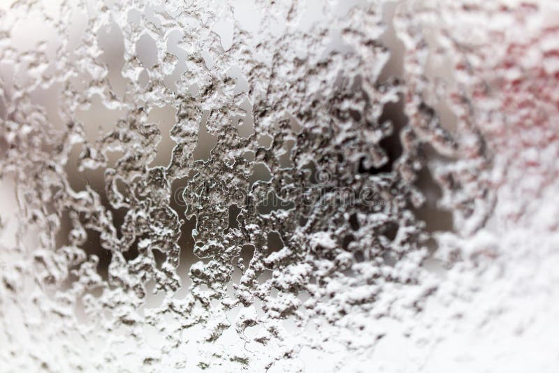 Ice on Glass As Abstract Background Stock Photo - Image of glass ...