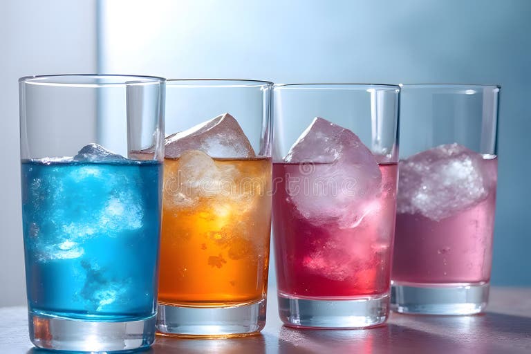 Ice Glass Colored Drawing Pattern Stock Image - Image of drawn, colored ...