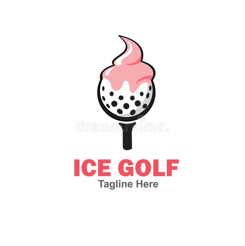 Ice Golf Logo Design Concept Stock Vector - Illustration of delicious ...