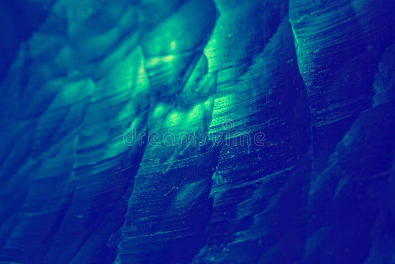 Ice Green Color Backlight, Abstract Background of Ice Texture from Ice ...