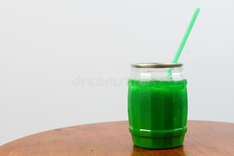Ice Green Milk White Scenes. Stock Photo - Image of drink, food: 81952970