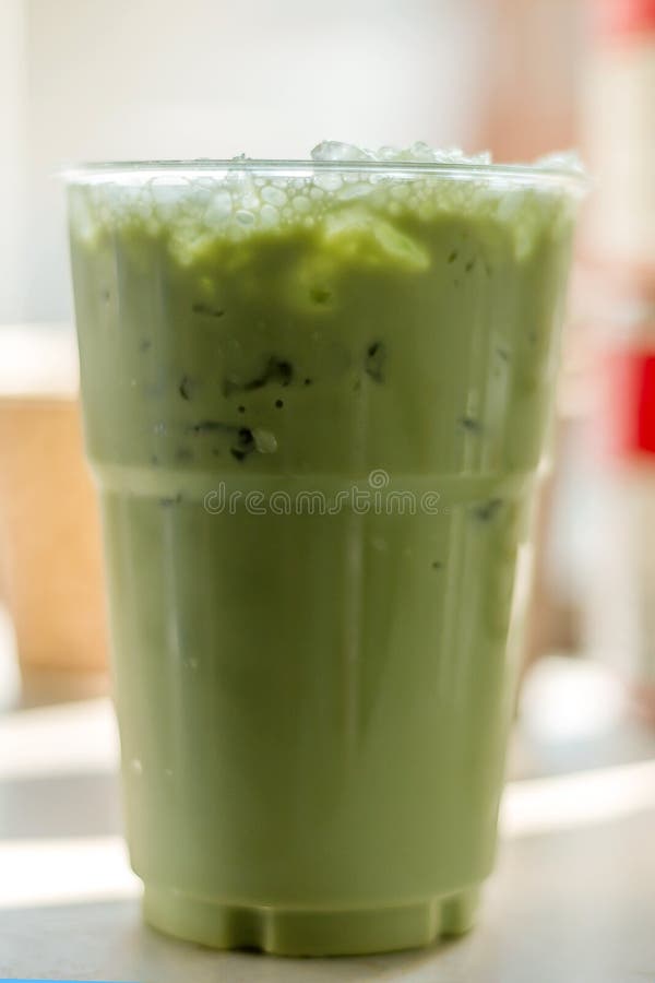 Ice green tea stock image. Image of path, food, sweet - 90197987