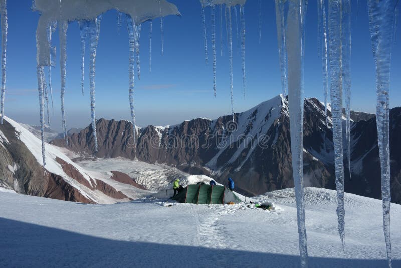 Ice grotto stock image. Image of house, winter, permafrost - 33474605
