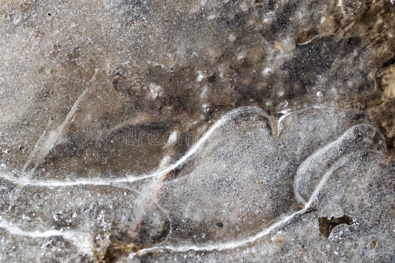 Ice on the Ground As a Background Stock Image - Image of water, ground ...