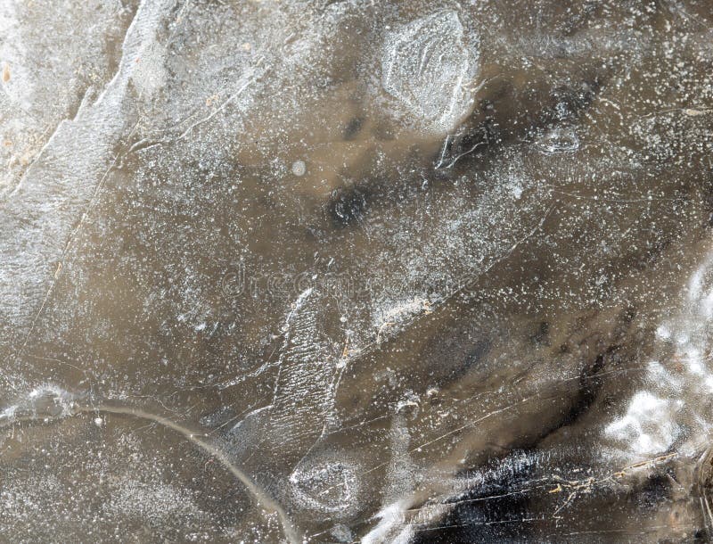Ice on the Ground As a Background Stock Photo - Image of design, nature ...